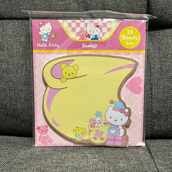 Sanrio | Office | Hello Kitty Sticky Note Pad Kawaii Sanrio Stationary ...